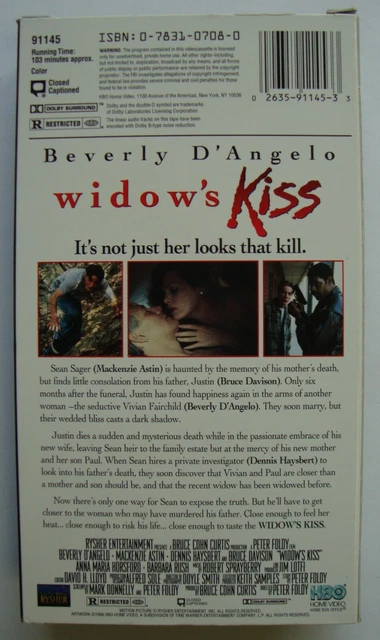 WIDOW'S KISS VHS Tape Beverly D'angelo Horror * $6.00 - PicClick CA