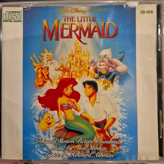 WALT DISNEY'S CLASSIC The Little Mermaid Cd Motion Picture Soundtrack ...