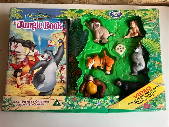 RARE VINTAGE JUNGLE Book VHS & Boardgame With Figures £0.99 - PicClick UK