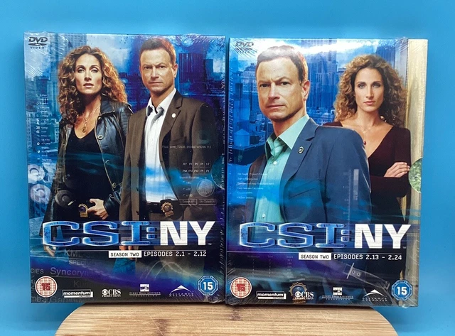 CSI:NY SEASON 2 In Two Sealed Slip boxes All 24 Episodes + Extras New ...