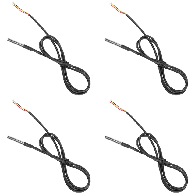 Ds18b20 Temperature Sensor Stainless Steel Waterproof 3 0v 5 5v 1m Eur 9 07 Picclick Fr