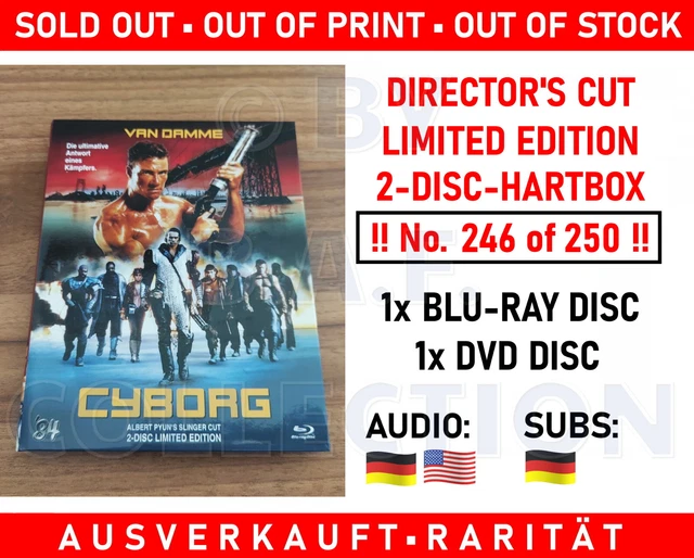JCVD VAN DAMME CYBORG SLINGER Director’s Cut 2-Disc Limited Edition ...