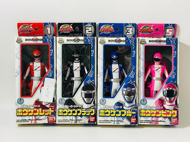 BANDAI GOGO SENTAI Boukenger Héros Séries Figurine ( Rouge/Noir/Bleu ...