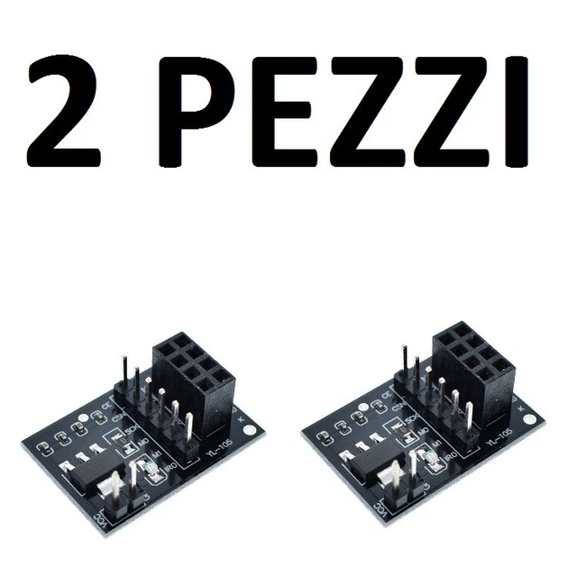 NRF24L01 MODULE ADAPTER Wireless NRF24L01 +8 Pin Arduino 2PZ £7.12 ...