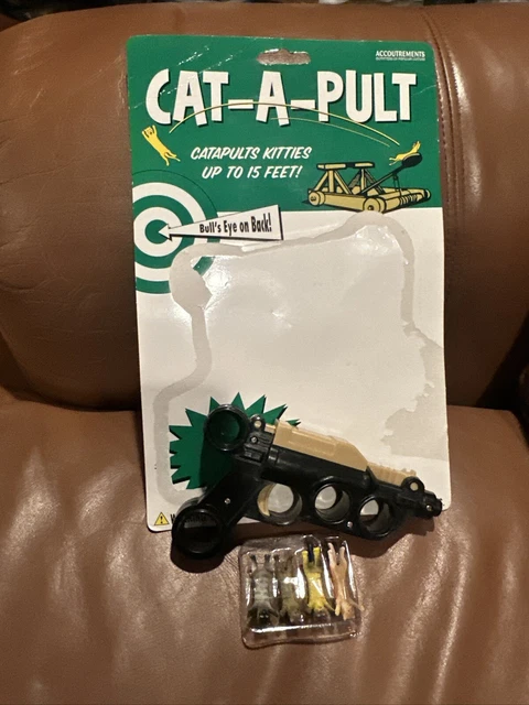 VINTAGE CAT-A-PULT GAME Toy Gag Gift, Catapults Kitties Up To 15 Feet ...