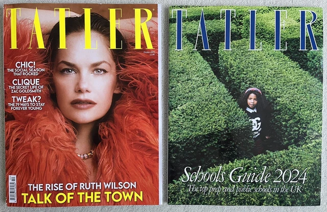 TATLER MAGAZINE SEPTEMBER 2023 - Schools Guide 2024 Issue (Subscriber) £6.95 - PicClick UK