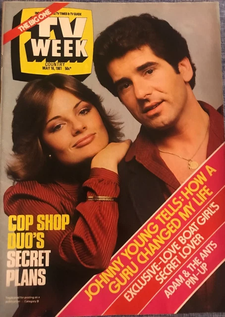 TV WEEK MAGAZINE - 1981 - Paula Duncan, Johnny Young, Adam & the Ants ...
