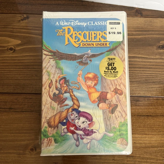 THE RESCUERS DOWN Under (VHS, 1991) £18.84 - PicClick UK