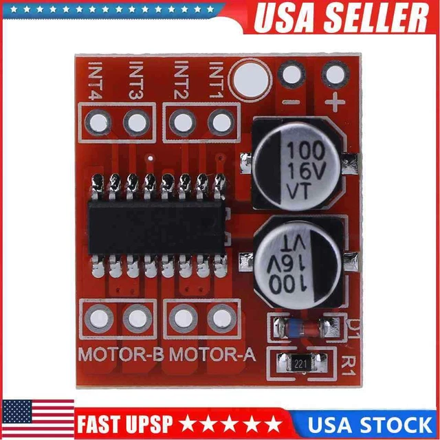 DUAL H BRIDGE 2 Channel DC Motor Driver Module for Arduino Raspberry Pi ...