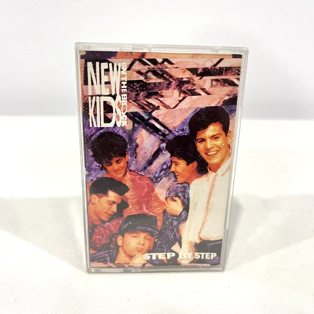 NEW KIDS ON The Block Step By Step Cassette Tape Pop Album 1990 Cbs ...