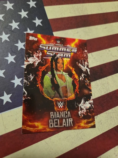 TOPPS WWF WWE Summerslam 2025 Bianca Belair Exclusive Wrestling Trading Card EUR 4,95 - PicClick DE