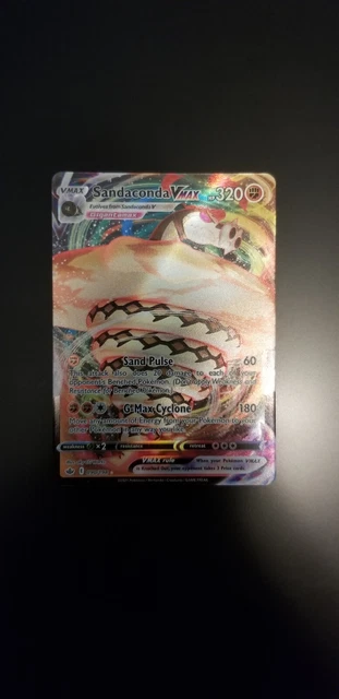 POKÉMON CARD TCG Sandaconda VMAX Chilling Reign 090/198 Holo Ultra Rare ...