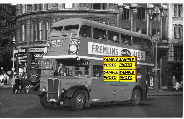 LONDON TRANSPORT B&W Bus Photograph-RT 1890 Routes 39 £1.00 - PicClick UK