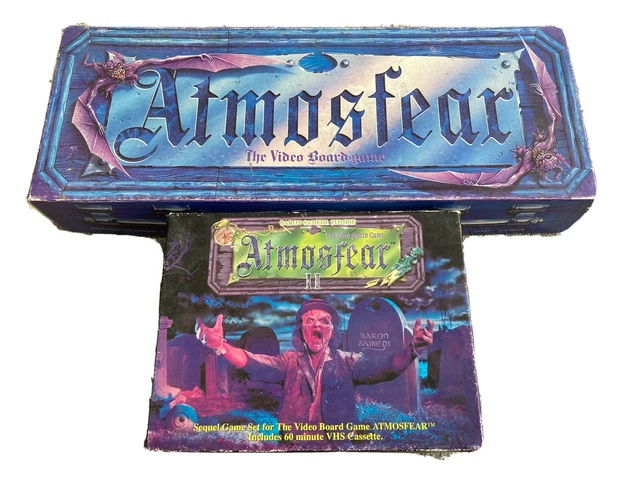 VINTAGE ATMOSFEAR VHS Video Board Game 1991 Atmosphere Gatekeeper ...