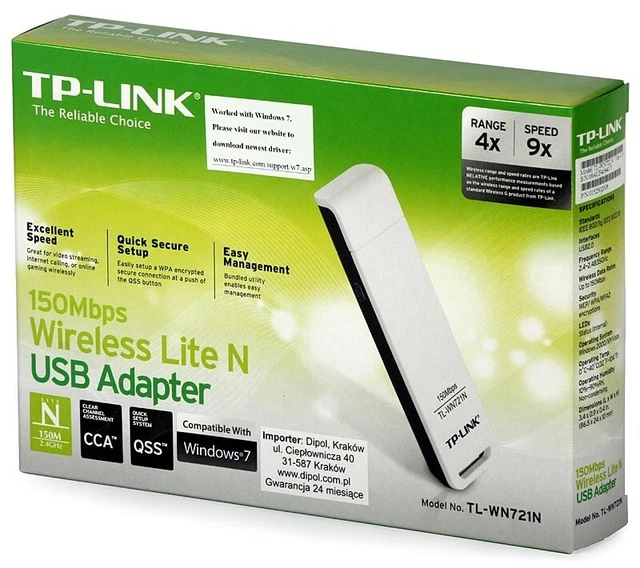 TP-LINK TL-WN721N ADAPTATEUR USB sans fil N 150 Mbps EUR 1,00 - PicClick FR