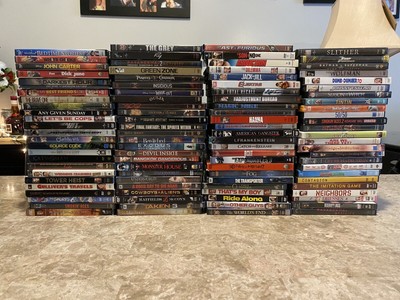 LOT OF 100 Used Assorted DVD Movies 100 Bulk DVDs Used DVDs Lot ...