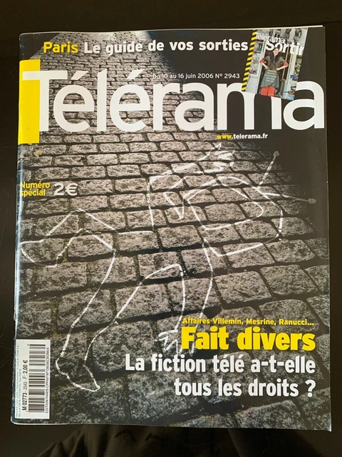 TÉLÉRAMA MAGAZINE 10/06/2005; Fait divers; Affaires Villemin, Mesrine ...