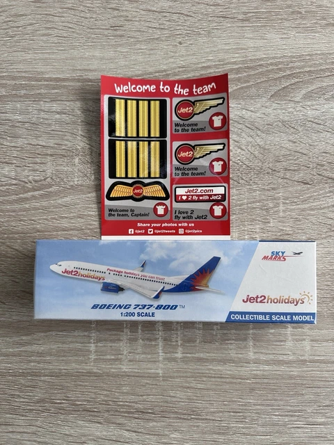 JET2 HOLIDAYS BOEING 737-800 Model Airplane / Aircraft - New SkyMarks £ ...