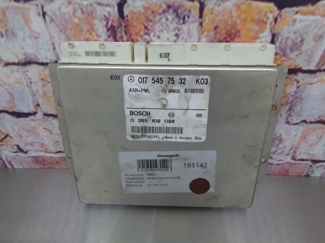 MERCEDES-BENZ W210 E-CLASS Control Unit ESP A0175457532 Bosch 0 265 109 ...