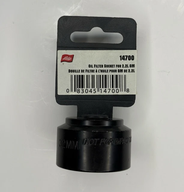 LISLE 14700 32MM Oil Filter Socket For Gm Ecotec 2.2L, NEW $18.34 ...