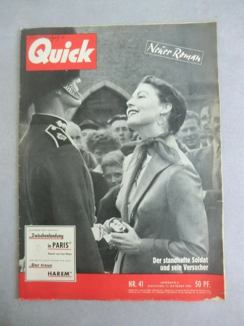QUICK ZEITSCHRIFT ILLUSTRIERTE Nr. 41 - 11. Oktober 1953 Marilyn Monroe ...