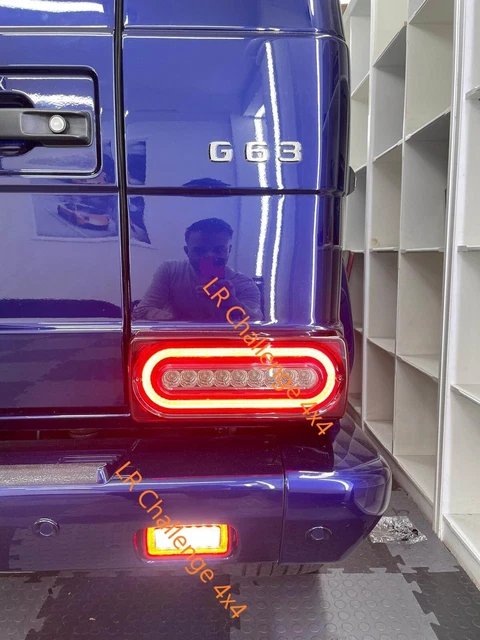 SMOKED LED REAR Fog Reverse lights to Fit Mercedes G Wagon W463 G500 55 ...