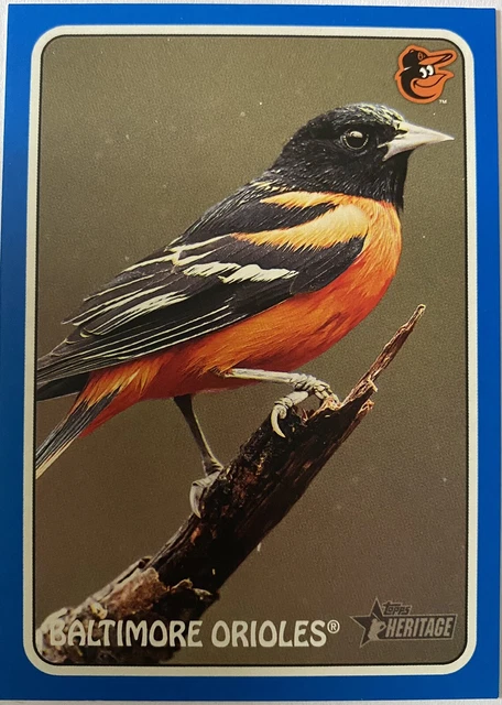 BALTIMORE ORIOLES 2024 Topps Heritage #75Z-3 1975 Topps Zoo's Who Stick ...
