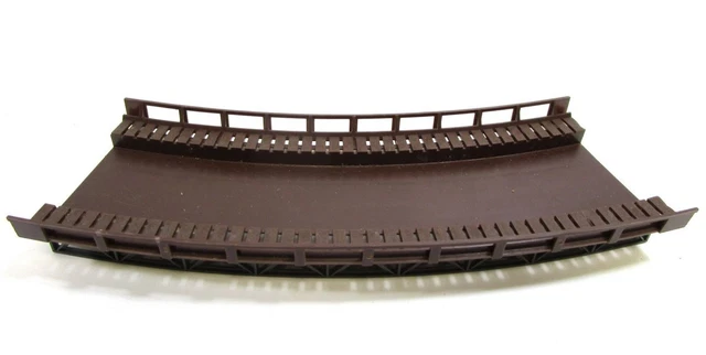 SPUR H0 FERTIGMODELL Faller Brückenelement gebogen R=360mm 30 Grad mit ...