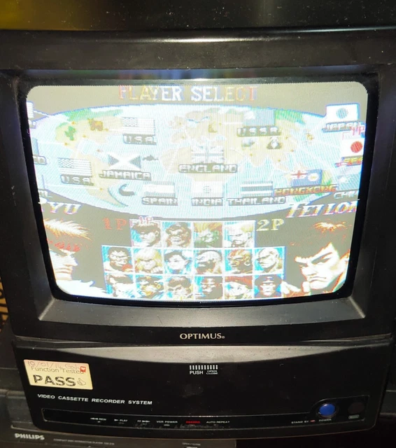 OPTIMUS TV VHS CRT combo player 10" SCART retro gaming Faulty Vhs ...