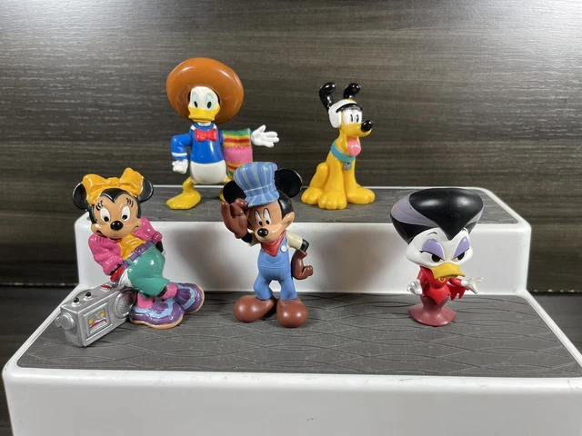 DISNEY MICKEY MOUSE Friends PVC Figures Cake Toppers Lot Of 5 Minnie ...