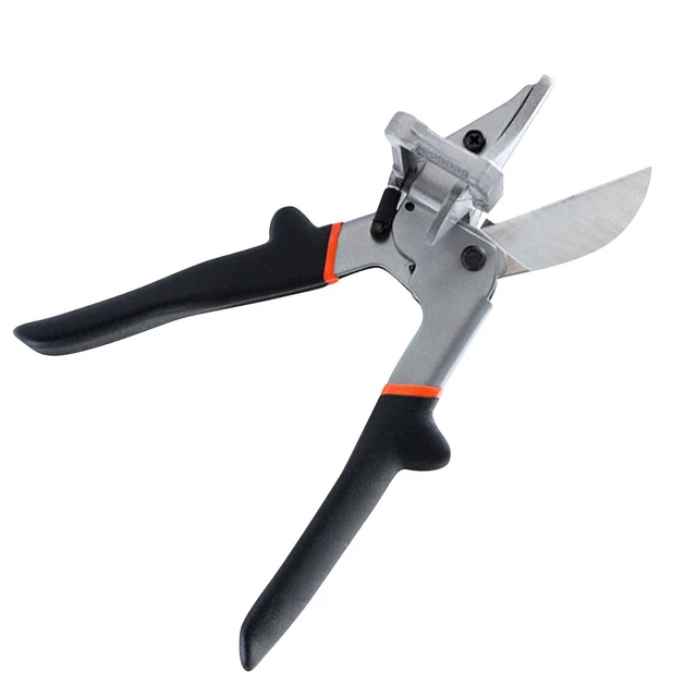 STEEL ADJUSTABLE MULTI-ANGLE Miter Shear Cutter Scissor Snip Wood Trim ...