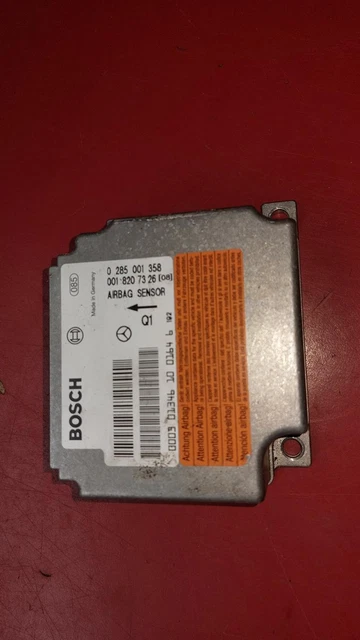 AIRBAG CONTROL UNIT Crash Sensor BOSCH Mercedes SL R230 Until 2004 ...