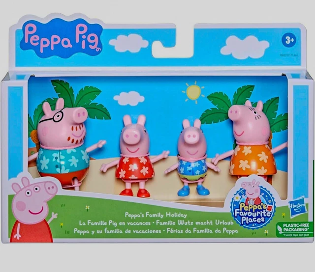 PEPPA PIG FIGURE Set - Family Holiday Edition £12.99 - PicClick UK
