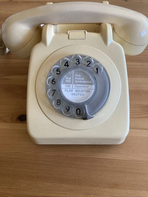 VINTAGE GPO TELEPHONE Type 706F Beige/Cream 1959-1967 £11.11 - PicClick UK