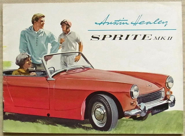 AUSTIN HEALEY SPRITE MARK II Car Sales Brochure Oct 1962 #1995/C £23.99 ...