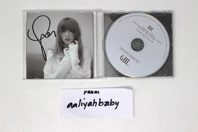 TAYLOR SWIFT THE Tortured Poets Department CD Signed Insert TTPD ...