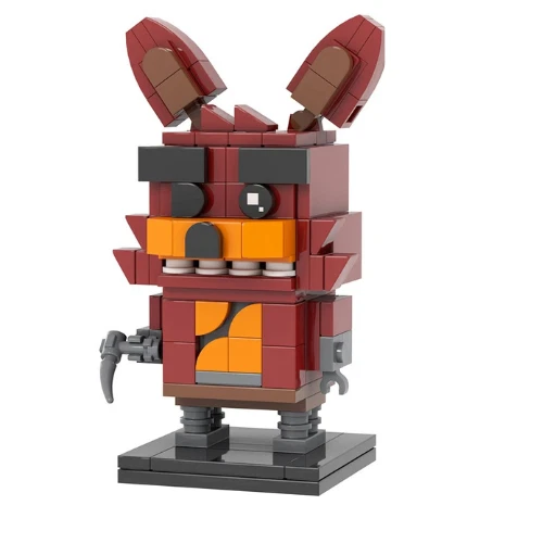 MOC LEGO: FNAF Withered Foxy Brickheadz Style Perfect Gift Fast ...
