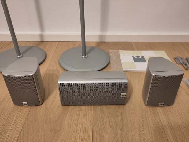 CANTON MOVIE SURROUND Lautsprecher-System Silber ohne Subwoofer EUR 20 ...