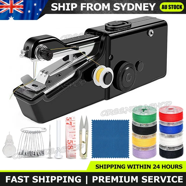 NEW PORTABLE SMART Mini Electric Tailor Stitch Hand-held Sewing Machine ...