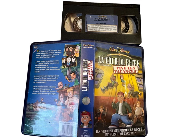 ANCIENNE CASSETTE VHS Magnétoscope Film Dessin Animé La Cour De Recre ...