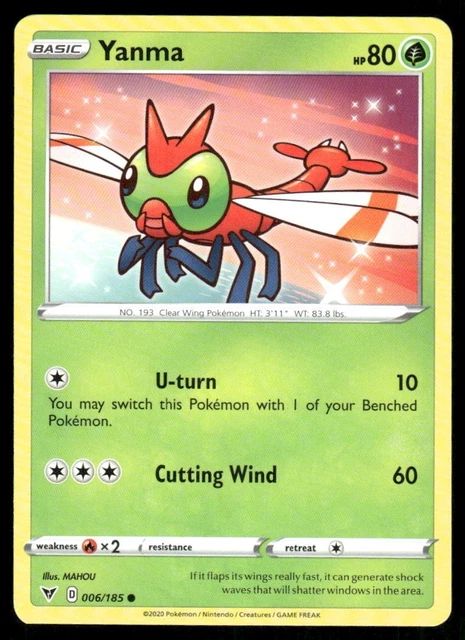 POKÉMON TCG POKÉMON Yanma Yanma Common Regular £1.79 - PicClick UK