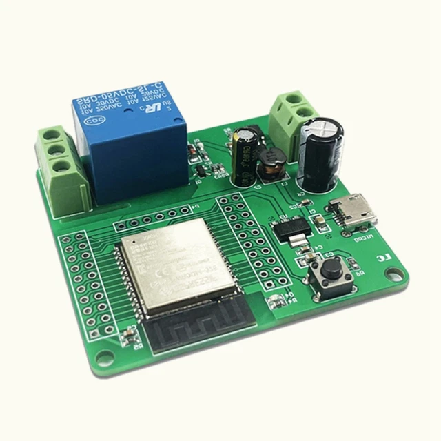 EINKANALRELAIS ESP32-WROOM ENTWICKLUNGSPLATINE Einzelrelaismodul DC 7 ...