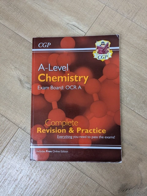 OCR A A-LEVEL Chemistry BUNDLE Textbook Revision Guide and Exam ...
