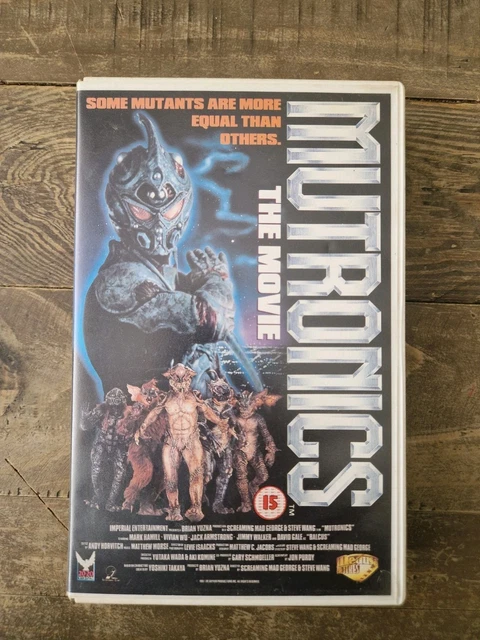 MUTRONICS MARK HAMILL Medusa Label Big Box Ex Rental VHS CULT Classic ...