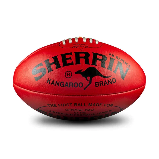 SHERRIN AFL KB Replica Football Size 5 In Red $98.99 - PicClick AU