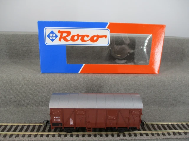 ROCO SPUR H0 48035 Gedeckter Güterwagen CSD in OVP EUR 12,90 - PicClick DE