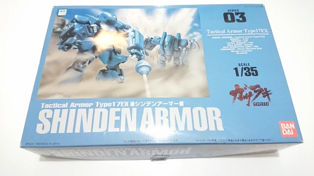 GASARAKI SHINDEN ARMOUR 1/35 scale injection-moulded kit Bandai £75.00 ...