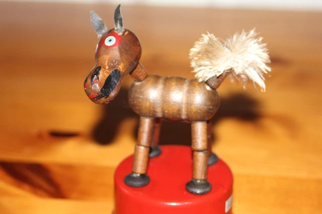 VINTAGE TRI-ANG RETRO toy 'Wakouwa' collapsing donkey £19.00 - PicClick UK