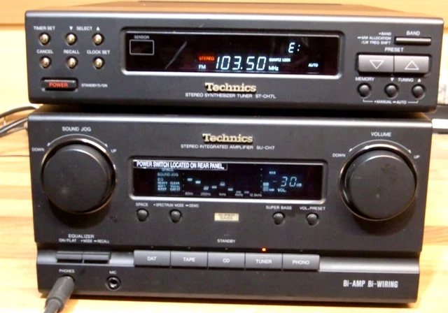 TECHNICS SISTEMA MICRO Hifi, Amplificatore SU-CH7, 2x40Watt/4Ohm ...