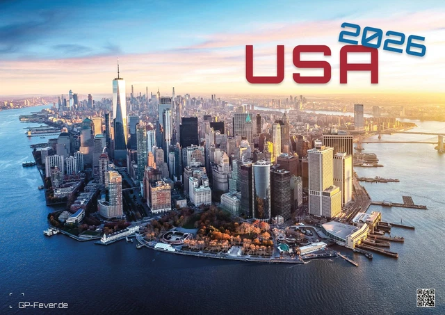 USA KALENDER 2026 - eine Reise durch die Vereinigten Staaten - DIN A2 ...